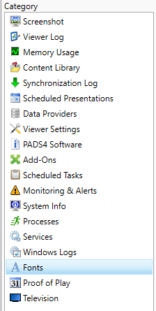 Navigation pane