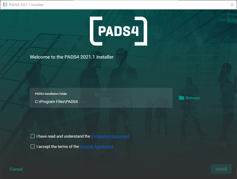 How to install PADS4 Server